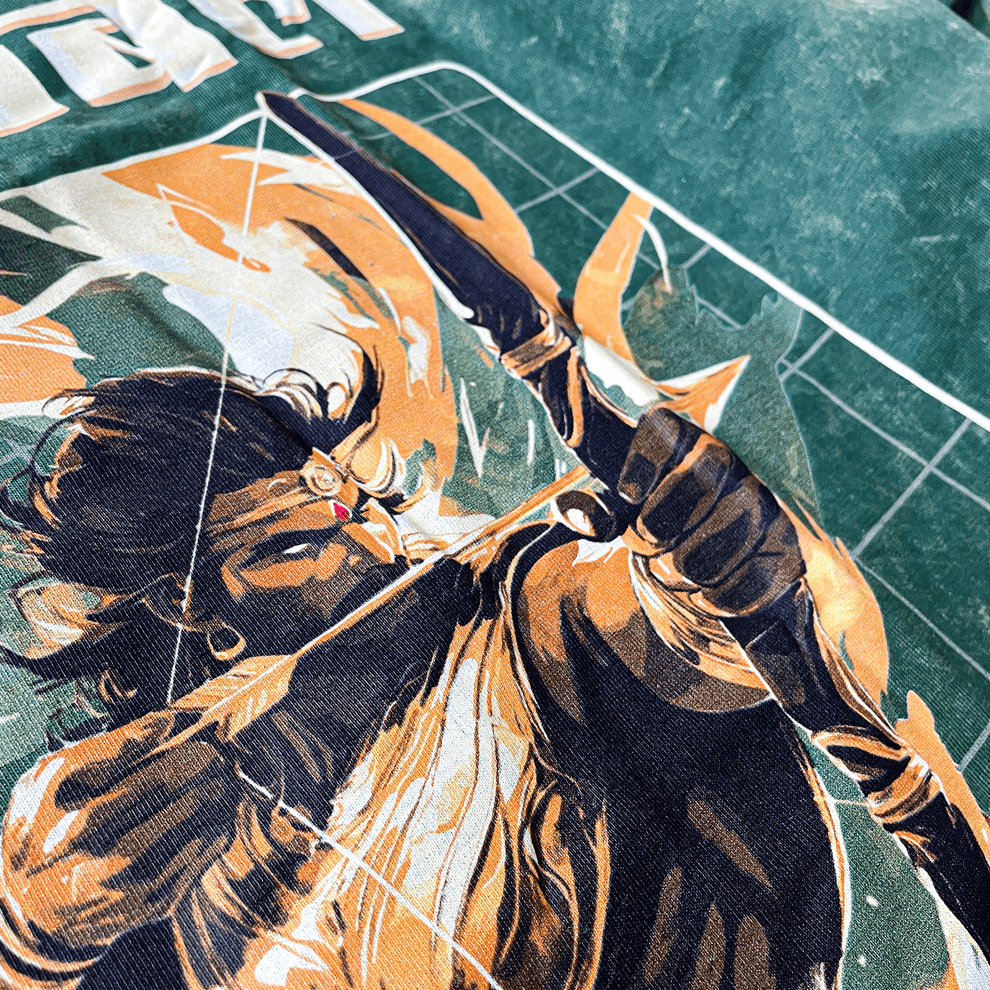 Karna: The Unbroken Warrior Oversized T-shirt (Acid Wash) – Covert